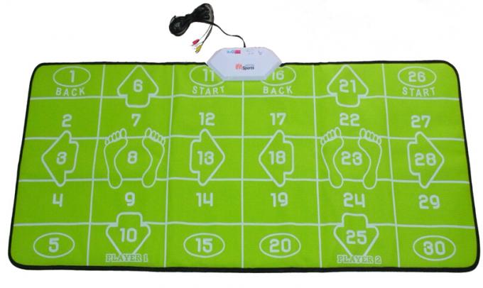 Red USB Game Duet Plug And Play Dance Mat / Pad , Thickness 8mm