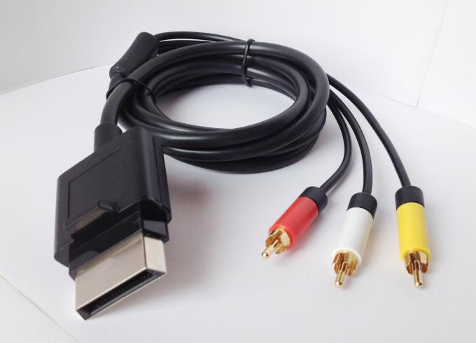 Customized length xbox 360 video cable , Slim Composite AV Cable