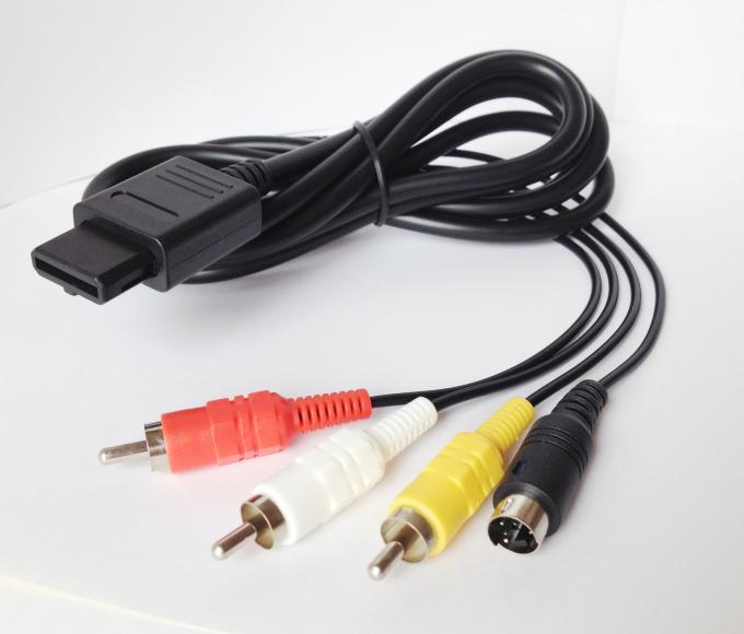 1.8M length Video Game Cables For Game Glub S-Video AV